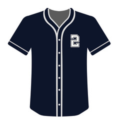 Baseball uniform image Royalty Free Vector Image