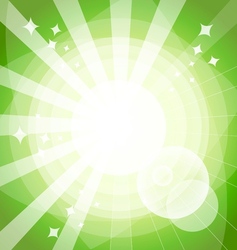 Rainbow bright background with rays Royalty Free Vector