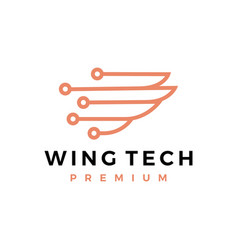 Wings logo set Royalty Free Vector Image - VectorStock