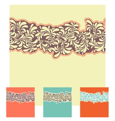 Decorative element border Royalty Free Vector Image