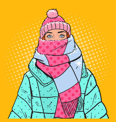 Adult coloring bookpage a cute winter landscape Vector Image