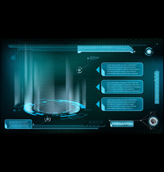 Hud interface background Royalty Free Vector Image