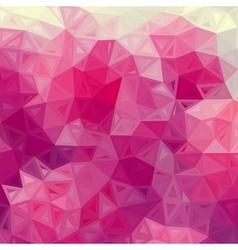 Textured vintage pink triangles background Vector Image