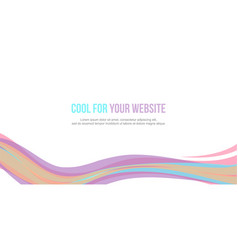 Abstract background website header simple design Vector Image