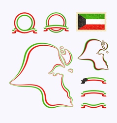 Colors kuwait Royalty Free Vector Image - VectorStock