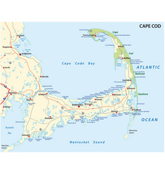 Us interstate highway map Royalty Free Vector Image