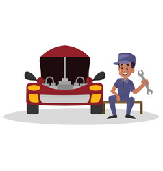 Mechanic Royalty Free Vector Image - VectorStock