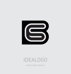 Modern and professional gb letter initial logo Vector Image