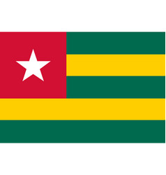 Flag rectangular shape Royalty Free Vector Image