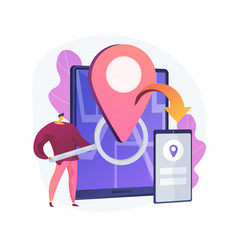 Cross-device tracking abstract concept Royalty Free Vector